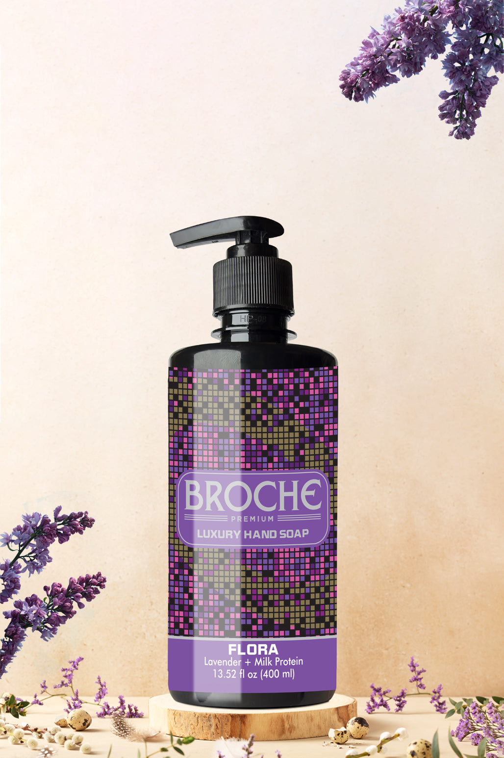 Broche Hand Wash Flora 400ml - Gentle & Floral Freshness