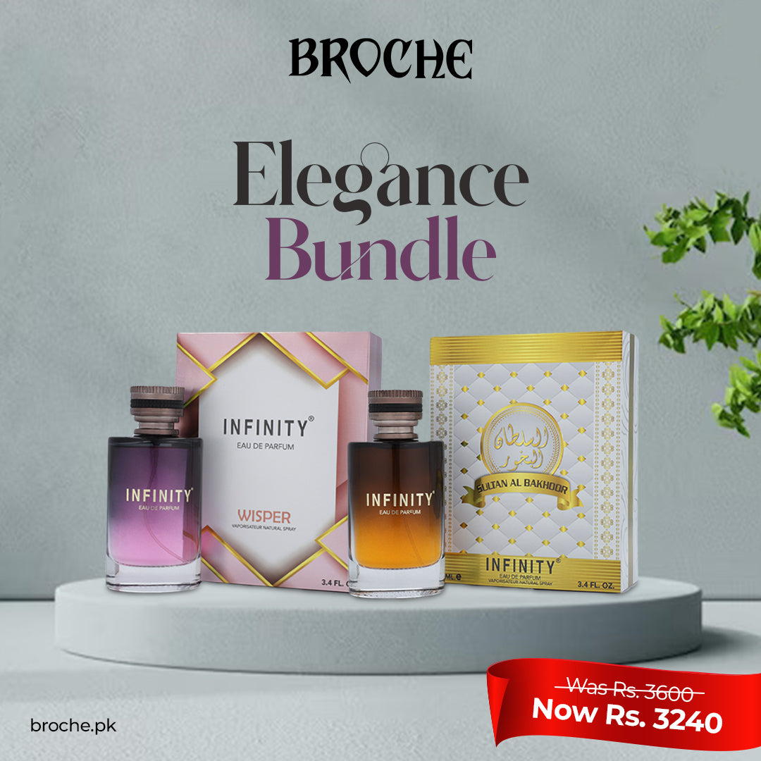 Elegance Bundle – Broche Infinity Perfume Set