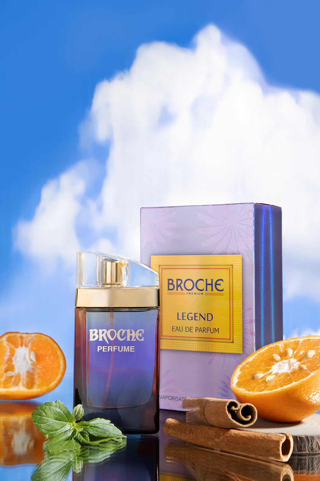 Broche Legend Eau De Parfum 50ml - Bold & Strong Fragrance